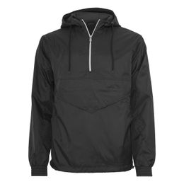 Urban Classics Herren Windbreaker "Urban Classics Herren Pull Over Windbreaker", schwarz, Gr. M, unifarben, 100% Polyamid, Jacken