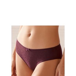 Lascana Damen Panty "Elisa", Gr. 32, blau, Spitze, Obermaterial: 78% Polyamid, 22% Elasthan, Unterhosen, aus zarter, blumiger Spitze