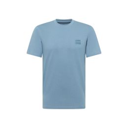 Mustang Herren Kurzarmshirt "Herren Style Austin"hellblau, Gr. S, Jersey, 100% Baumwolle, Shirts