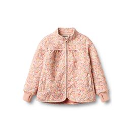 Wheat M&auml;dchen Allwetterjacke "Wheat Thermo Jacket Thilde"fruits and flowers, Gr. 116, mehrfarbig, 100% Polyester, Jacken, reflektierend