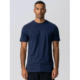 TEESHOPPEN Herren Kurzarmhemd "TEESHOPPEN T-shirt Organic Basic", blau, Gr. XL, Obermaterial: 100% Baumwolle, Hemden