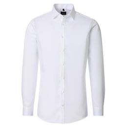 Venti Herren Businesshemd "Venti Businesshemd extra langer Arm 72cm uni", wei&szlig;, Gr. 41, unifarben, 100% Baumwolle, Hemden