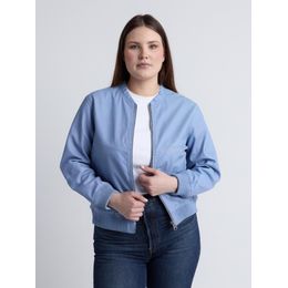 Maze Damen Lederjacke "42023101", blau, Gr. 44, Obermaterial: 100% Lammleder. Futter: 100% Polyester. &Auml;rmelfutter: 100% Polyester, Jacken