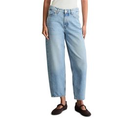 Marc O'Polo Damen 5-Pocket-Jeans "aus reiner Baumwolle"light blau, Gr. 29, MARC O'POLO DENIM, unifarben, Obermaterial: 100% Baumwolle, Jeans