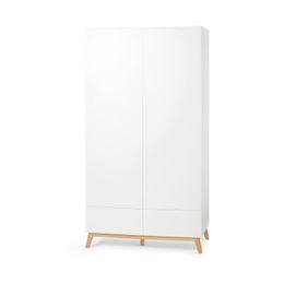 Tchibo - 2-t&uuml;riger Kleiderschrank - 100 cm - 100x60x190cm - braun -