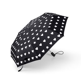 Tchibo - Regenschirm mit Farbwechsel - schwarz