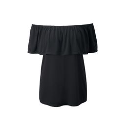 Tchibo - Top mit Volant - Damen - Gr. XL - schwarz