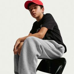 Nike Sportswear Kinder Sporthose "K NSW LOOSE OH PANT LBR", grau, Gr. S, meliert, Sweatware, Obermaterial: 80% Baumwolle, 20% Polyester, Hosen, F&uuml;r