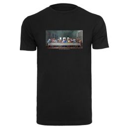 MisterTee Herren Kurzarmshirt "MisterTee Herren Can't Hang With Us Tee", schwarz, Gr. L, bedruckt, 100% Baumwolle, Shirts