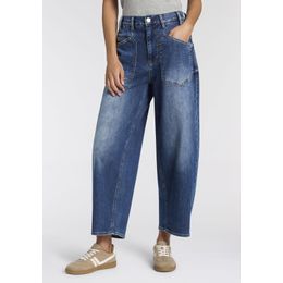 Herrlicher Damen Loose-fit-Jeans "Meryll Denim Light", blau, Gr. 32, Denim/Jeans, Obermaterial: 98% Baumwolle, 2% Elasthan, Jeans, O-Shape mit