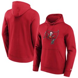 Fanatics Damen Kapuzenpullover "Fanatics Hoodie Tampa Bay Buccaneers Primary Logo Graphic", rot, Gr. XXL, 80% Baumwolle, 20% Polyester, Pullover