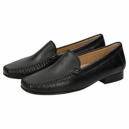 Sioux Damen Slipper "Campina", Gr. 42, schwarz, Obermaterial: 100% Lammnappaleder LANA. 100% Gummi rubber., Schuhe
