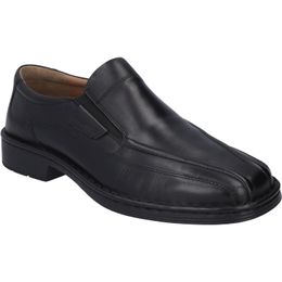Josef Seibel Herren Slipper "Bradfjord 07, schwarz", Gr. 44, schwarz, Obermaterial: 100% Rindsleder Leather cow., Schuhe