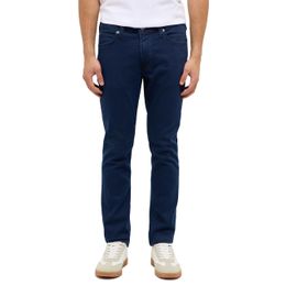 Mustang Herren Slim-fit-Jeans "Herren Style Boston K", blau, Gr. 36, unifarben, Denim/Jeans, 87% Baumwolle, 12% Polyester, 1% Elasthan, Jeans
