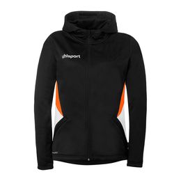 Uhlsport Damen Trainingsjacke "Trainingsjacke Equipe 29 Multi Hood Women", schwarz, Gr. L, Obermaterial: 100% Polyester Pol. recyc.., Jacken