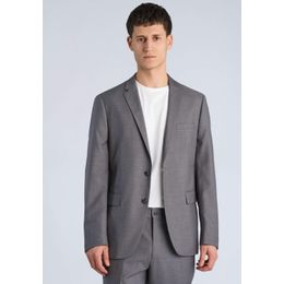 LINDBERGH Herren Anzug "Anzug Relaxed Fit", grau, Gr. 52, Obermaterial: 78% Polyester, 22% Viskose. Futter: 100% Polyester, Anz&uuml;ge