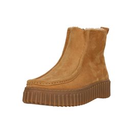Clarks Damen Stiefel "Torhill Cozy", Gr. 42, braun, Leder, Schuhe, mit einem kuscheligen Futter