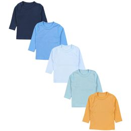 TUPTAM M&auml;dchen Langarmshirt "Shirt Baby Jungen Langarmshirt 5er Pack", Gr. 92, rosa, Obermaterial: 100% Baumwolle CO., Shirts