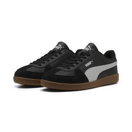 Puma Herren Sneaker "Puma Club Light Sneakers Erwachsene", Gr. 48schwarz, wei&szlig; gum beige, Obermaterial: Textil, Synthetik, Rekonstituiertes Leder.