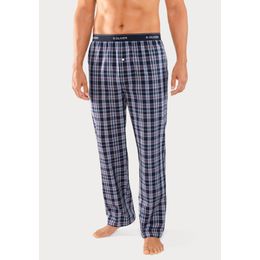 s.Oliver Herren Webhose, Gr. 44, blau, Web, Obermaterial: 100% Baumwolle, kariert, Basic, Hosen, mit Markenlogo im Bund