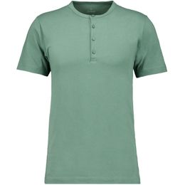 Ragman Herren Longshirt, gr&uuml;n, Gr. L, Jersey, Baumwolle, Shirts