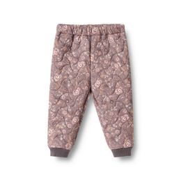 Wheat M&auml;dchen Stoffhose "Wheat Thermo Pants Alex", braun, Gr. 80, unifarben, 100% Polyester (Recycelt), Hosen