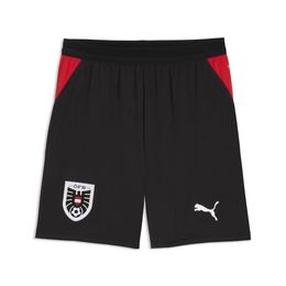 Puma Sporthose "&Ouml;sterreich 2026 Shorts Herren", schwarz, Gr. XXXL, Obermaterial: 100% Polyester. Besatz: 88% Polyester, 12% Elasthan. Einsatz: 100%