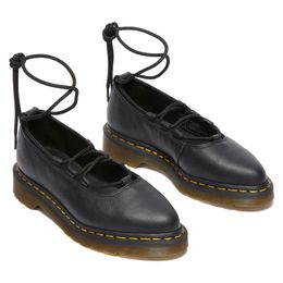 Dr. Martens Damen Loafer "Elphie", Gr. 42, schwarz, Leder, Schuhe, Blockabsatz, Ballerina, Plateauschuh mit extravaganter Schn&uuml;rung
