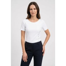 Damen Rundhalsshirt, wei&szlig;, Gr. 40, Sportalm KITZB&Uuml;HEL, clean, unifarben, Single Jersey, Obermaterial: 96% Baumwolle, 4% Elasthan, Shirts, mit