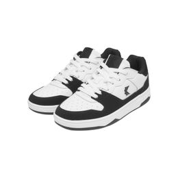 Karl Kani Herren Sneaker "Karl Kani 89 2K", Gr. 42,5, schwarz-wei&szlig;, Leder, Schuhe