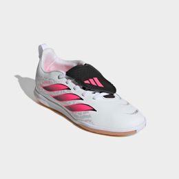 M&auml;dchen Fu&szlig;ballschuh "PREDATOR CLUB KIDS, HALLENB&Ouml;DEN, UMSCHLAGBARE ZUNGE", adidas Performance, Gr. 37, pink, Synthetik, Schuhe, f&uuml;r Hallenboden, f&uuml;r