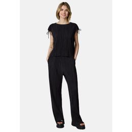 Ragwear Damen Blusenshirt "Verllen Set YOUMODO", schwarz, Basic, Gr. XS, Material: 65% Polyester, 35% Viskose, Shirts, Set aus langer Hose und T-Shirt