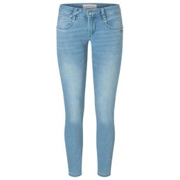 Gang Damen 5-Pocket-Jeans "94NENA CROPPED"summer light, Gr. 34, unifarben, 98% Baumwolle, 2% Elasthan, Jeans, im 5-Pocket-Style