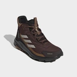 adidas terrex Herren Wanderschuh "ANYLANDER MID RAIN.RDY", Gr. 41, braun, Textil, Schuhe, wasserdicht
