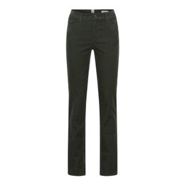 Brax Damen 5-Pocket-Hose "Style MARY", gr&uuml;n, Gr. 88, Web, 75% Baumwolle, 24% Lyocell, 1% Elasthan, Hosen