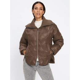 Heine Damen Steppjacke, braun, Gr. 42, unifarben, 100% Polyamid, Wattierung:100% Polyester, Jacken