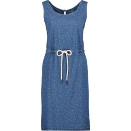 alife and kickin ALIFE & KICKIN Damen Sommerkleid, blau, Gr. S, 100% Lyocell, Kleider