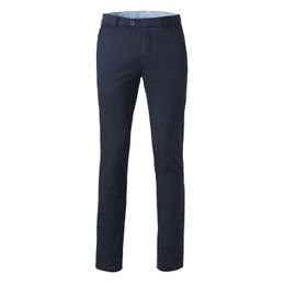 MEYER Herren Chinos "New York 1-5074", blau, Gr. 31, unifarben, 98% Baumwolle, 2% Elasthan, Hosen, in Regular-Fit