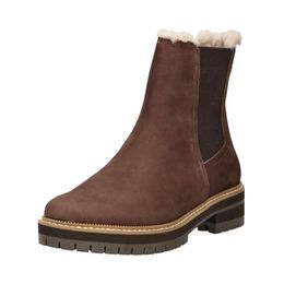 Toms Shoes TOMS Damen Stiefelette "TOMS Stiefelette Leder/Textil", Gr. 37, braun, Leder, Textil, Schuhe