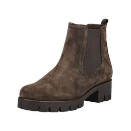 Gabor Damen Stiefelette "Gabor Stiefelette Veloursleder", Gr. 40,5braun, Veloursleder, Schuhe