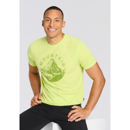 Killtec Herren T-Shirt "KOS 254 MN TSHRT", gr&uuml;n, Gr. XXXL, Obermaterial: 65% Polyester, 30% Baumwolle, 5% Elasthan, Shirts, sportlicher Stil,
