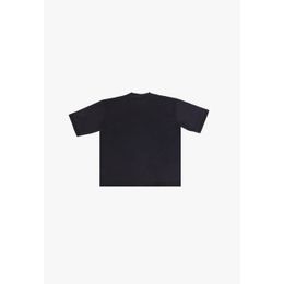 DROPSIZE Herren T-Shirt "Dropsize HEAVY OVERSIZE DOUBLE ARM T-SHIRT"acid schwarz, Gr. S, unifarben, 100% Baumwolle, Shirts