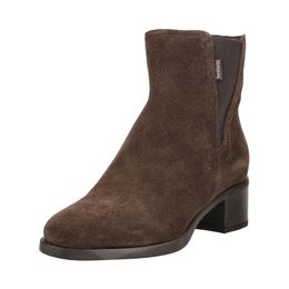 Nero Giardini Damen Stiefelette "Nero Giardini Stiefelette Veloursleder/Textil", Gr. 37, braun, Textil, Veloursleder, Schuhe