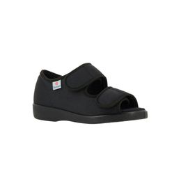 Damen Sandale, Gr. 37, schwarz, Polyester, Schuhe