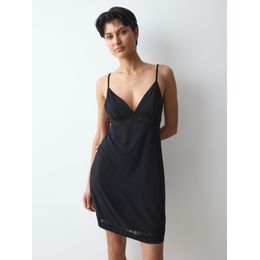 Triumph Damen Nachthemd "Comfort Allure NDK", Gr. 42, schwarz, Single Jersey, Obermaterial: 94% Modal, 6% Elasthan, Kleider, weich und pflegeleicht