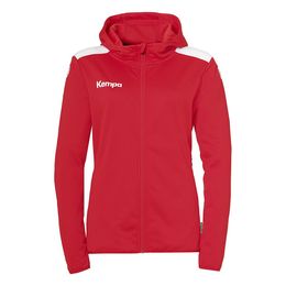 Kempa Herren Trainingsjacke "Kapuzenjacke Emotion 27 Women", rot, Gr. XL, Obermaterial: 100% Polyester Pol. recyc.., Jacken