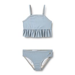Wheat Kinder Monokini "Wheat Bikini L&aelig;rke", blau, Gr. 110, 83% Polyester, 17% Elasthan, Badeanz&uuml;ge