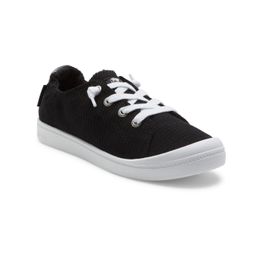 Roxy Damen Sneaker "Bayshore Plus", Gr. 7, schwarz, Obermaterial: 98, 95% Baumwolle / 1, 05% Metall, Futter: 100% Textil, Laufsohle: 100% TPR., Schuhe