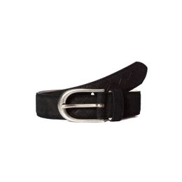 BA98-Cologne Damen Lederg&uuml;rtel "BA98-Cologne Lederg&uuml;rtel", schwarz, Gr. 80, uni, Obermaterial: 100% Lammleder LEL., G&uuml;rtel, mit dezent verspielter