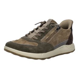 Josef Seibel Herren Sneaker "Clint 07, taupe-multi", Gr. 43, grau, Obermaterial: 100% Rindsleder Leather cow., Schuhe